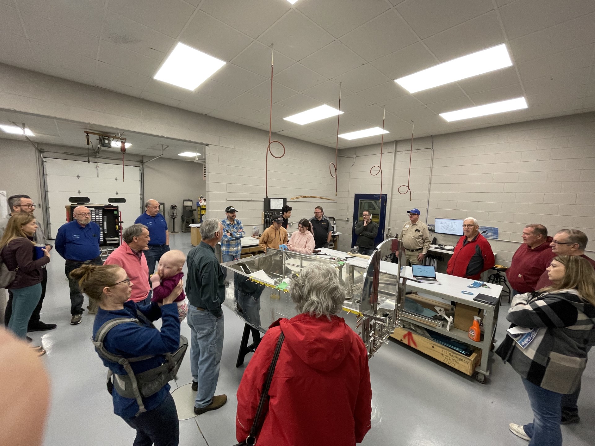 Kettle Moraine Youth Aviation shows off airplane project to WB Kiwanis ...