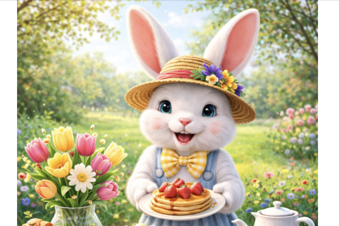 Pancakes with the Easter Bunny today, April 4, 2026 at VFW Post on Sand ...