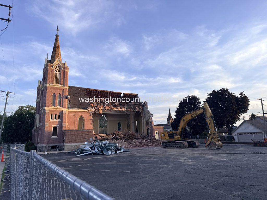 REAL ESTATE | VIDEO | Razing St. Lucas Church in Kewaskum, Wi built in 1913