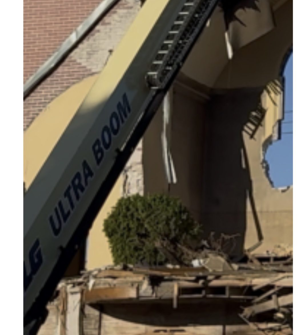REAL ESTATE | Uprooted tree at demolition of St. Lucas Church in ...