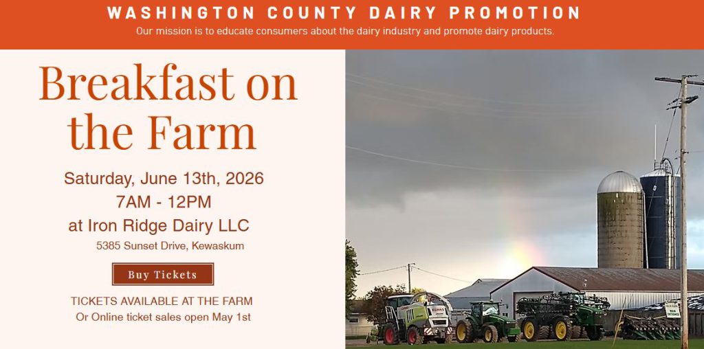 2026 Washington County Breakfast on the Farm host family announced